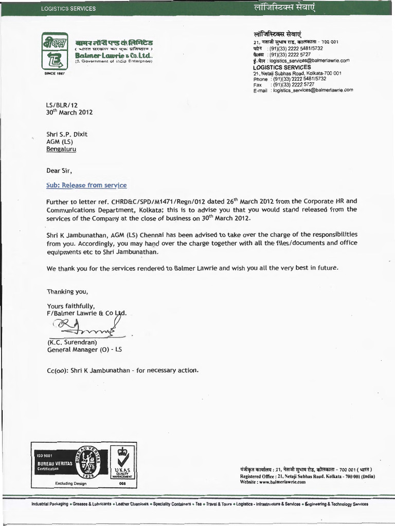 SP Dixit Release Letter 02-04-12 | PDF