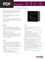 Secure Elite 300 Multifunction Meter | PDF | Power Supply | Electrical ...