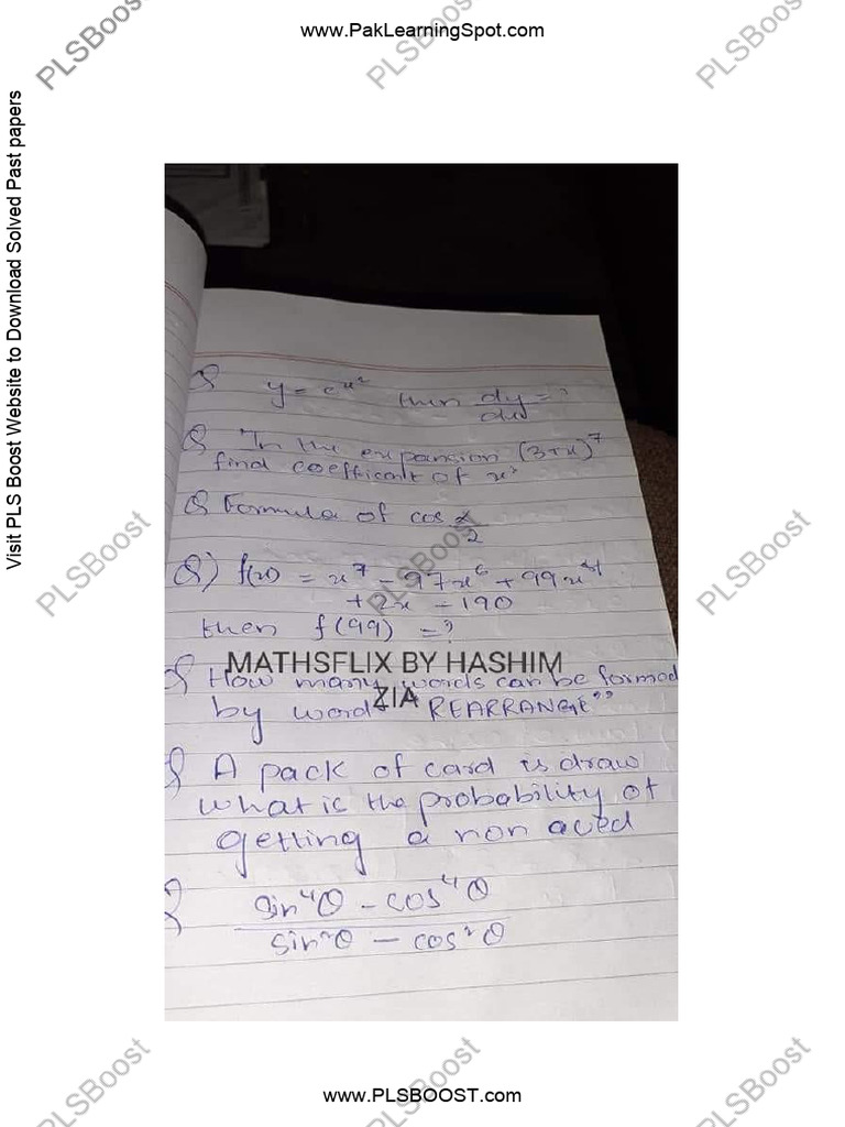 Download Solved Past Papers Online | PDF