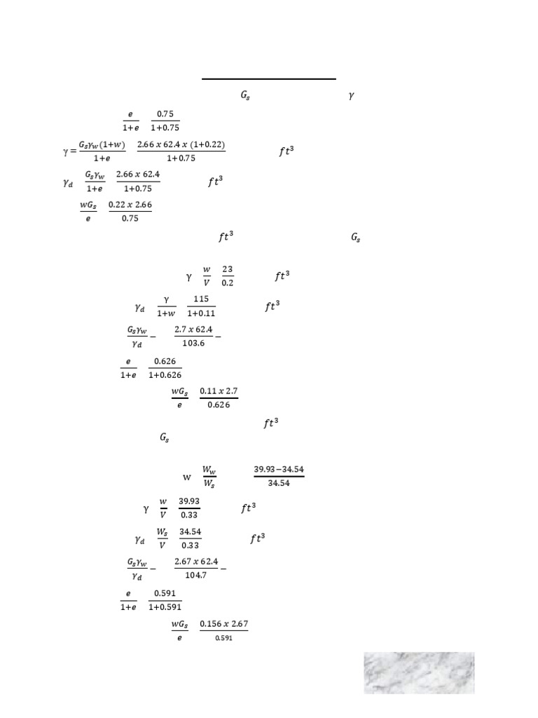 Geotechnical Engineering (Problem Solution) | PDF | Density | Natural Materials