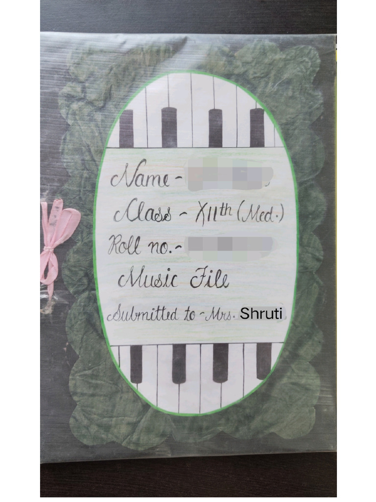 Music Practical File | PDF