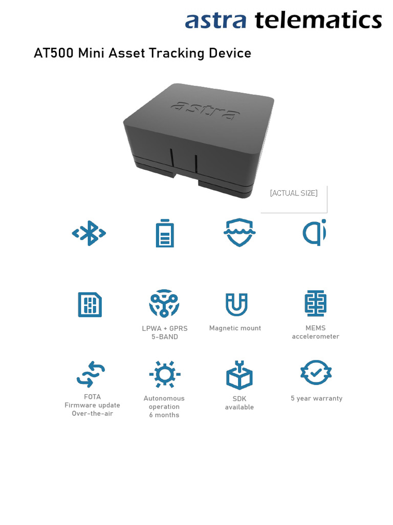 AT500 Mini Asset Tracking Device | PDF | Information And Communications ...