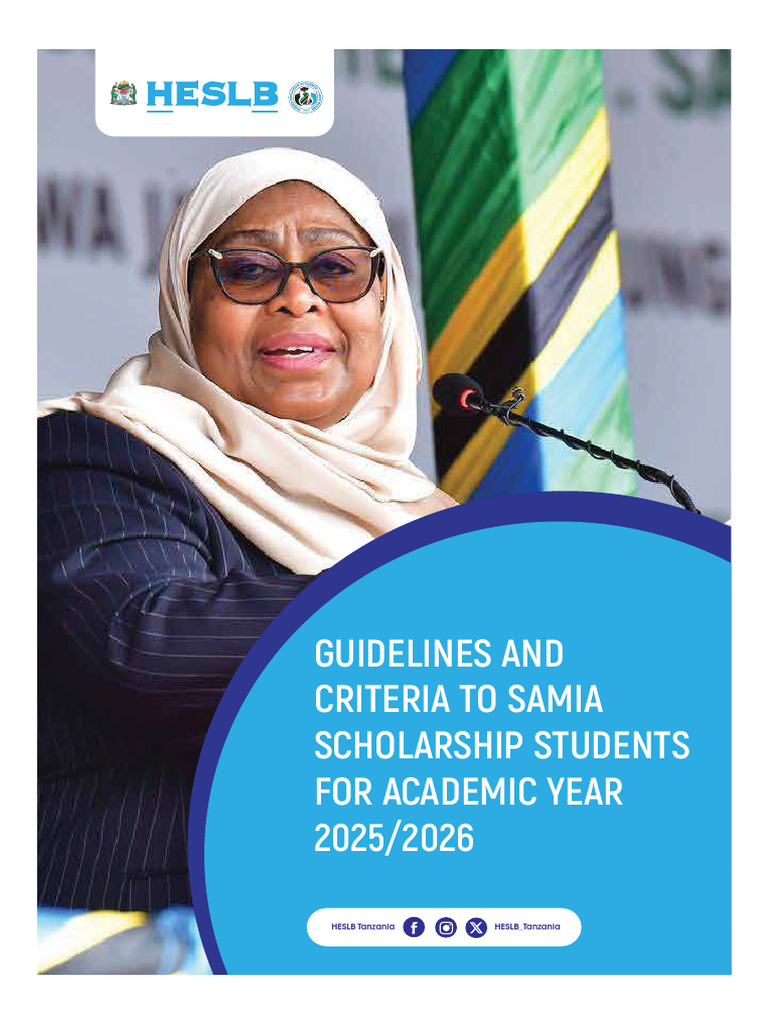 Heslb GC 2025 - Samia Scholarship | PDF | Doctor Of Philosophy