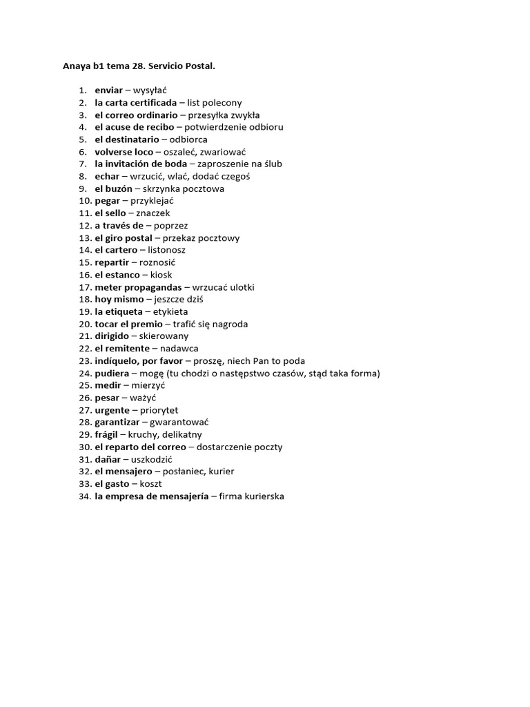 Anaya b1 Tema 28 | PDF