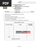 Student Answer Sheet Template | PDF