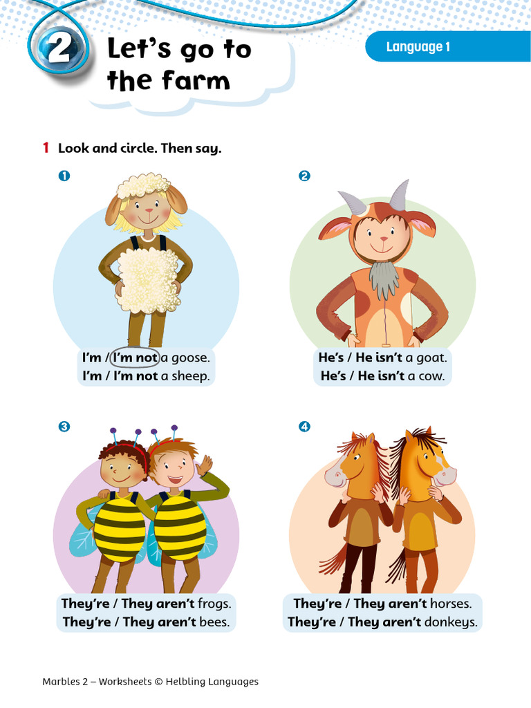 Marbles WS L2 U2 Language 1 | PDF