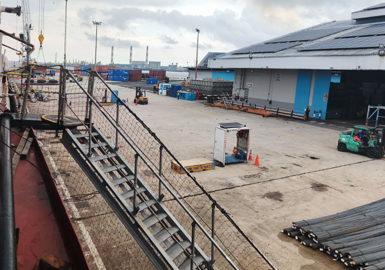 Cargo Operation On A Jetty | PDF