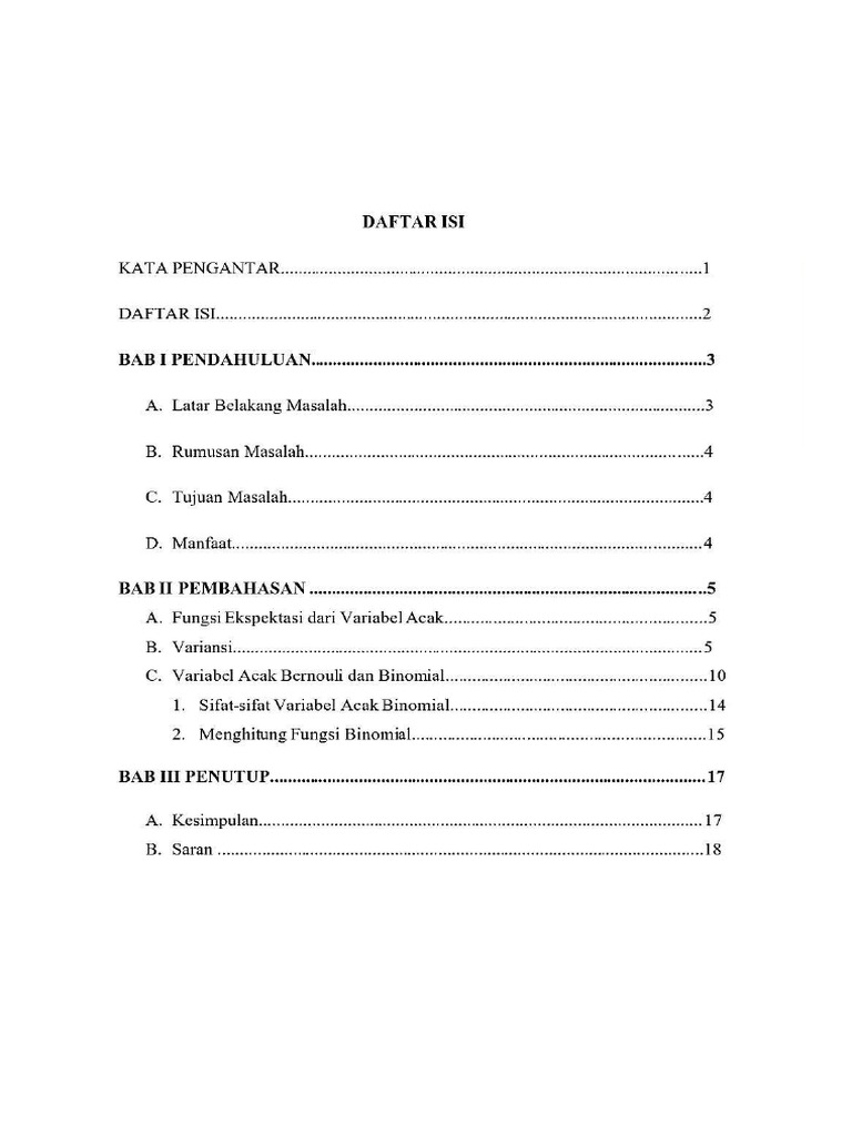 Makalah Variabel Acak | PDF