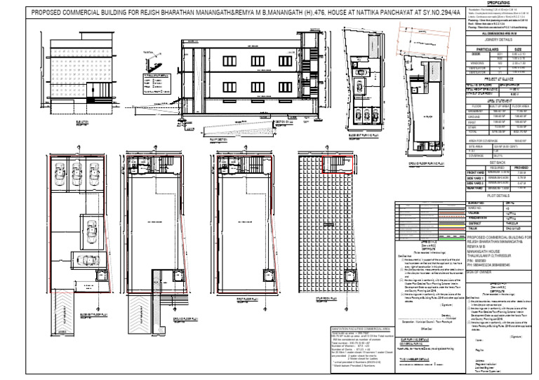 Rejish Sanction Drawing-01 | PDF | Components | Buildings And Structures