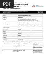 Form 10BA - ARN | PDF