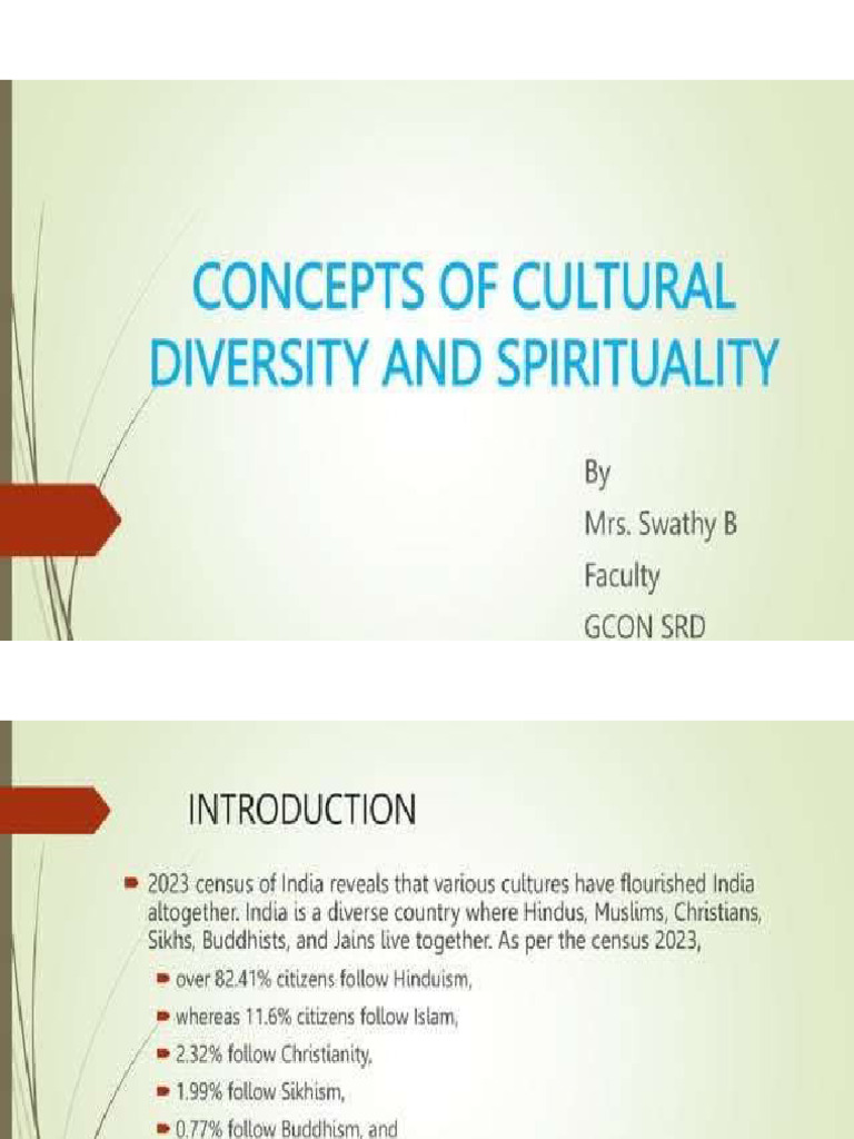 Cultural Diversity | PDF