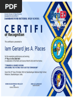 Certificate of Recognition NEW SCIENCE POSTER SLOGAN | PDF