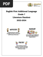 Grade 7 Literature Teaching Guide | PDF | Poetry