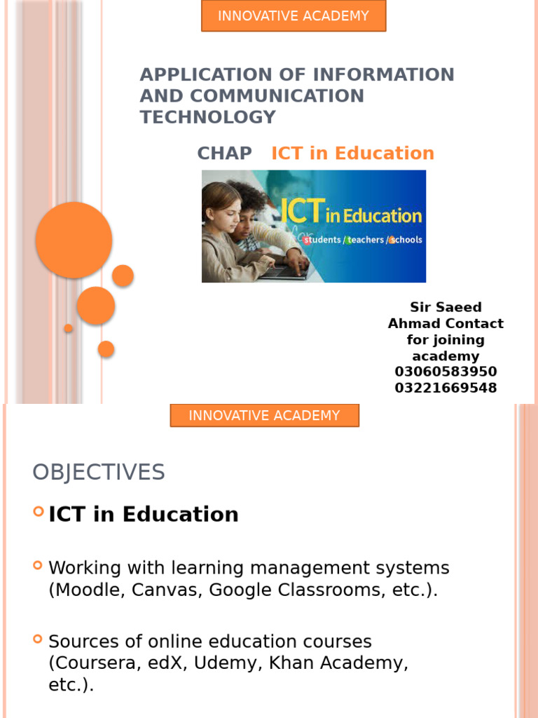 Chap 3 ICT in Education (Information and Communication Technology) | PDF | Multimedia ...