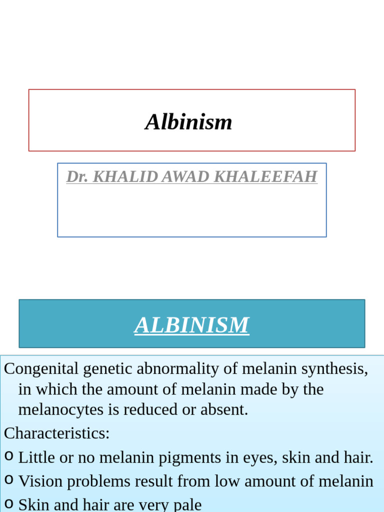 11 Albinism | PDF