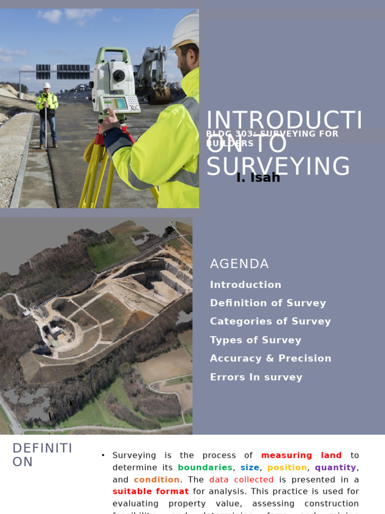 Introduction To Surveying | PDF | Surveying | Observational Error