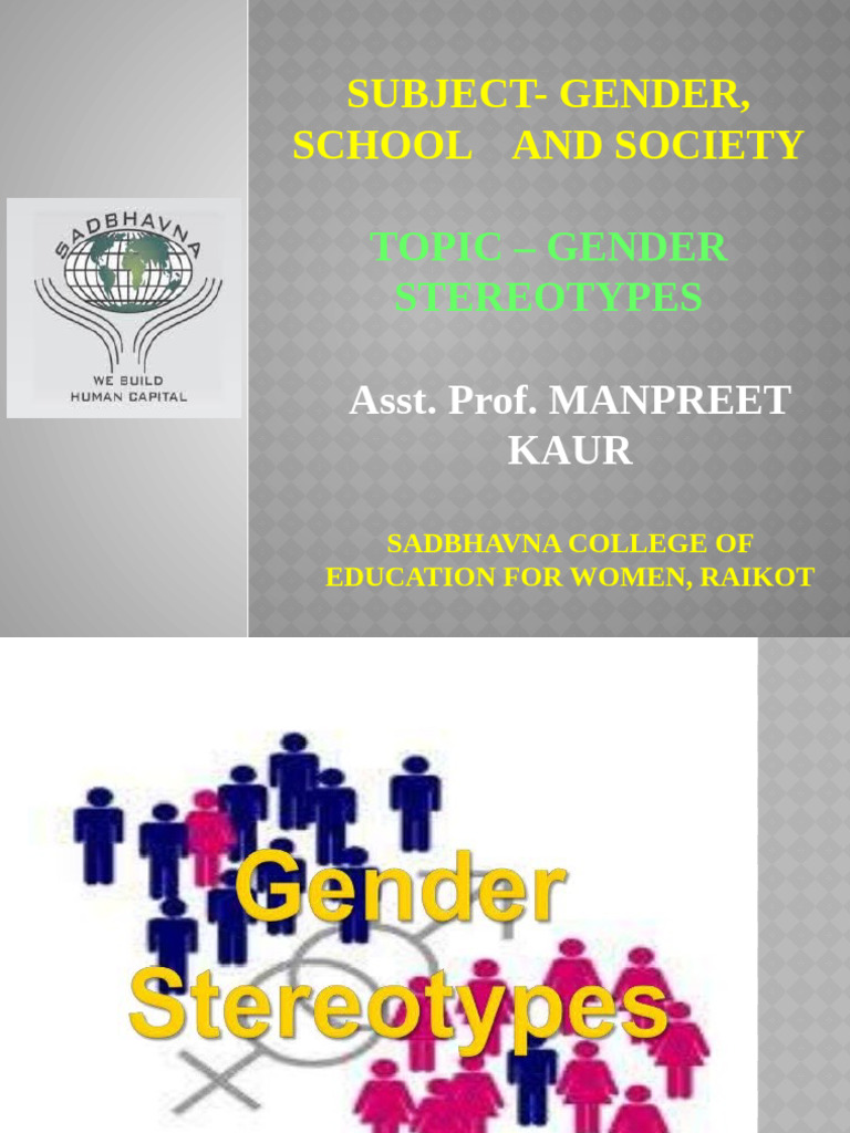 7 Gender Stereotypes | PDF