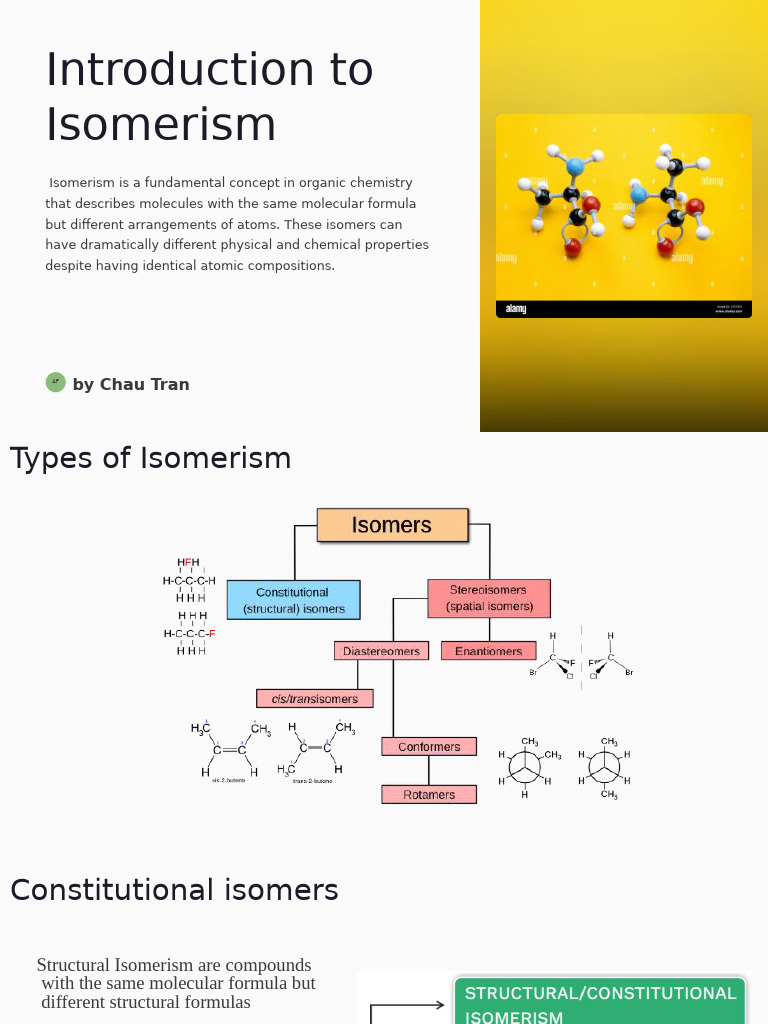 Understanding Isomerism in Organic Chemistry | PDF | Conformational ...