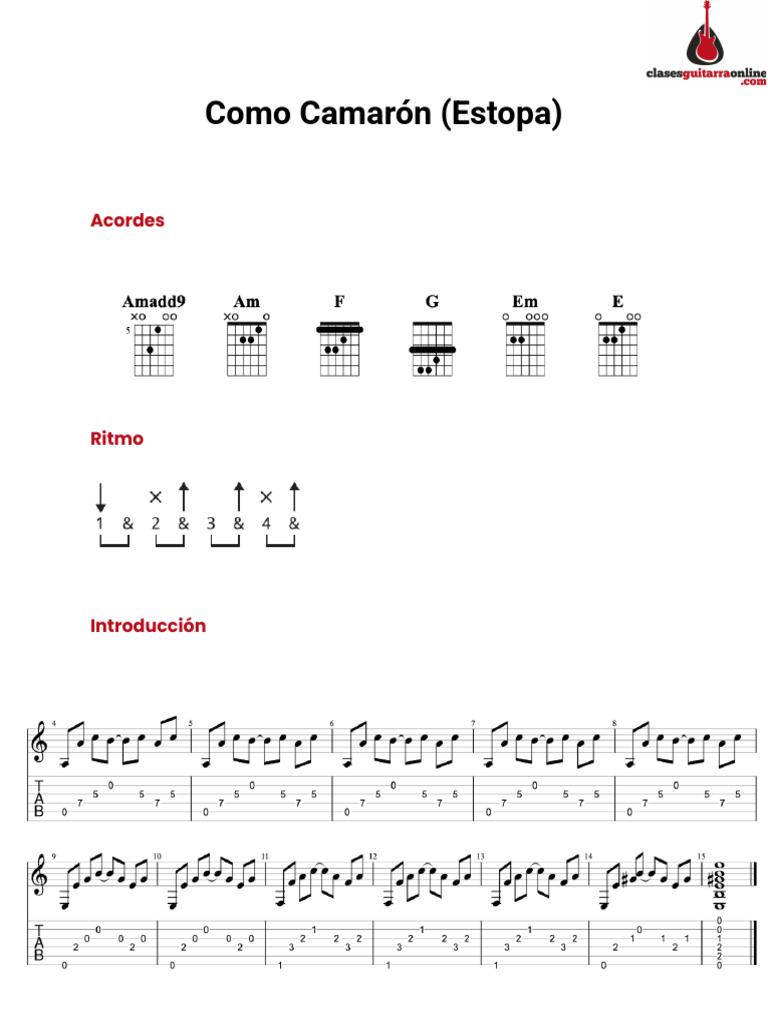 Como Camaron. Estopa | PDF