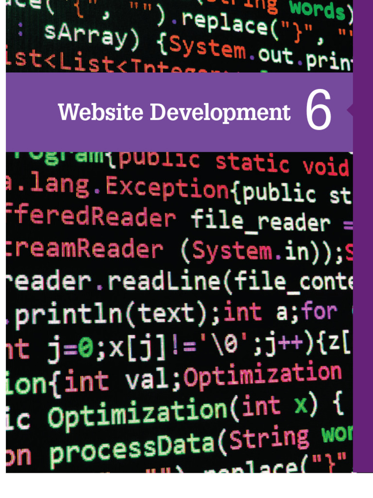 BTEC Nationals Information Technology Student Book - (Chapter 6 Website Development) | PDF ...