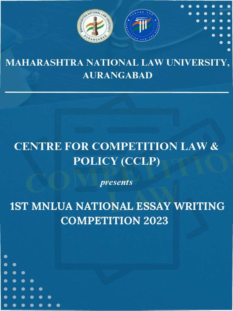 1st Mnlu-A National Essay Writing Competition, 2023 | PDF | Note ...