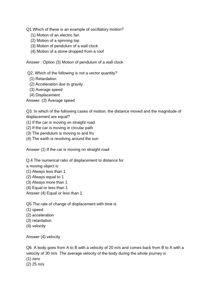 Class 9th Motion | PDF