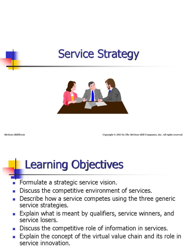 Service Strategy | PDF | Strategic Management | Deposit Account