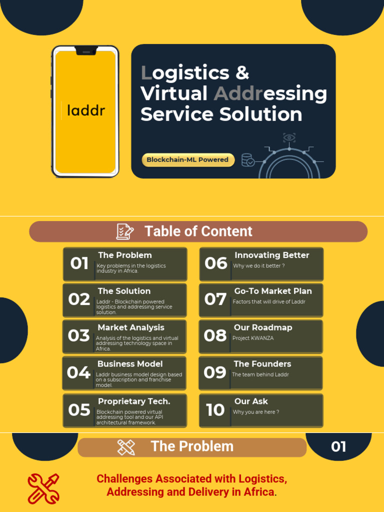 Laddr: Blockchain Logistics Solution | PDF | E Commerce | Retail