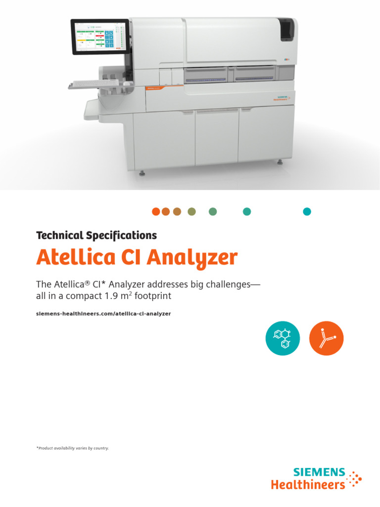 Siemens-Healthineers Lab-Diagnostics Atellica Ci Technicalspecs | PDF ...