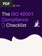 ISO 42001 Checklist Guide | PDF | Risk | Artificial Intelligence