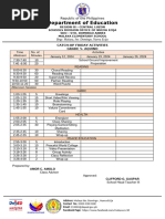 Class Program Matatag Grade 1 | PDF