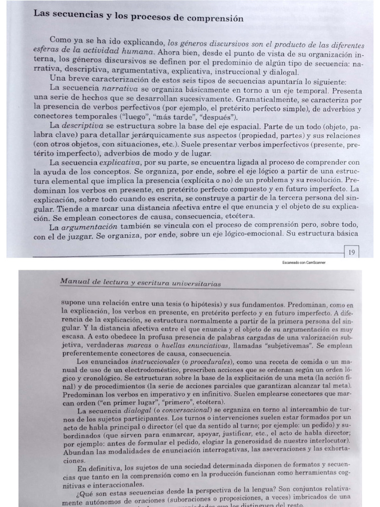 La Secuencia y La Comprensión | PDF