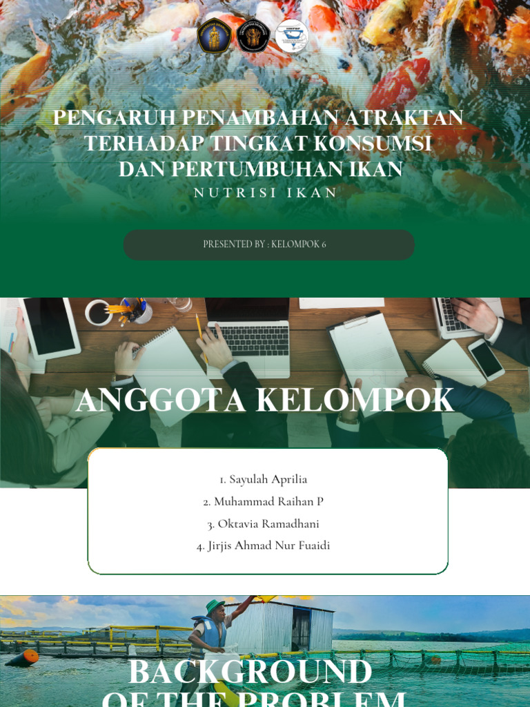 Pengaruh Atraktan Alami pada Ikan | PDF