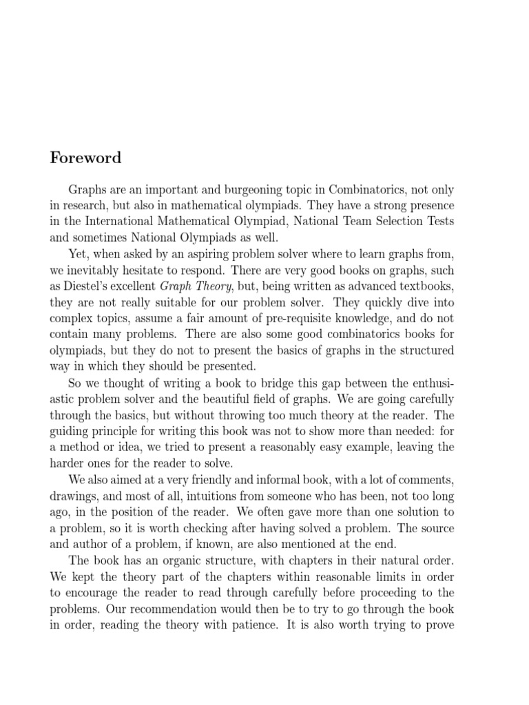 Graphs An Introduction Look Inside | PDF | Vertex (Graph Theory ...