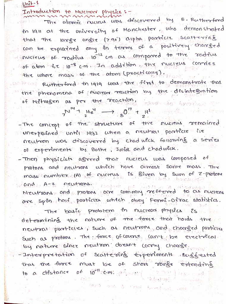 Basics Nuclear and Particle Physics-1 | PDF