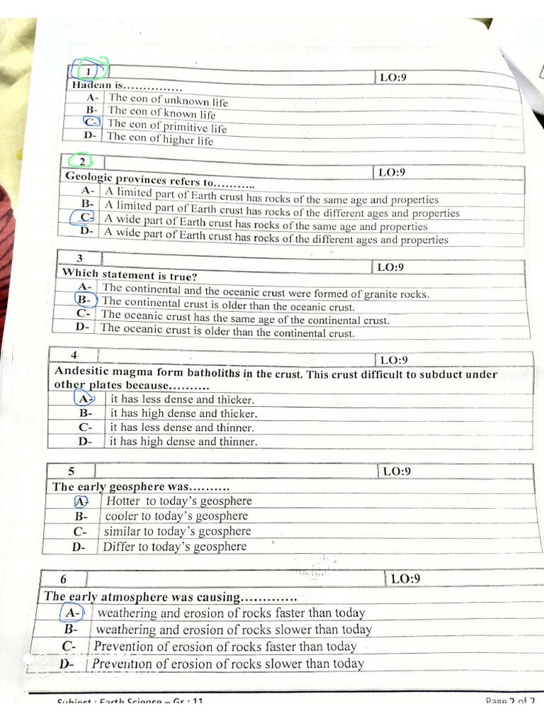 Answer .. Hadean Is | PDF