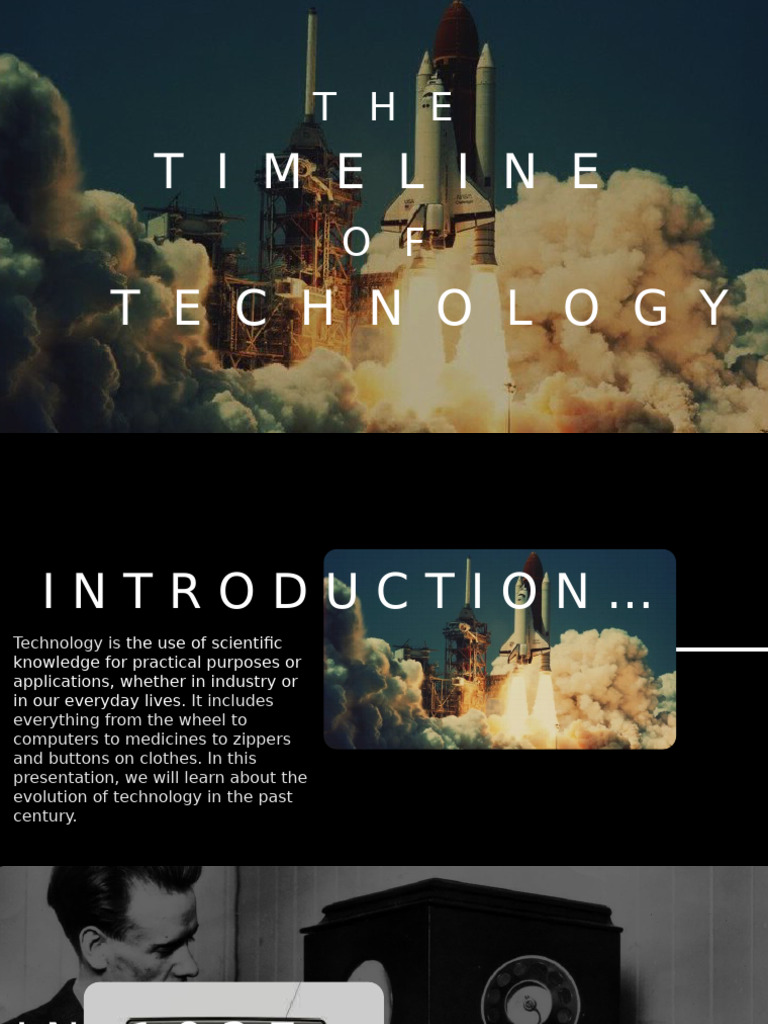 The Timeline of Technology | PDF | World Wide Web | Internet & Web