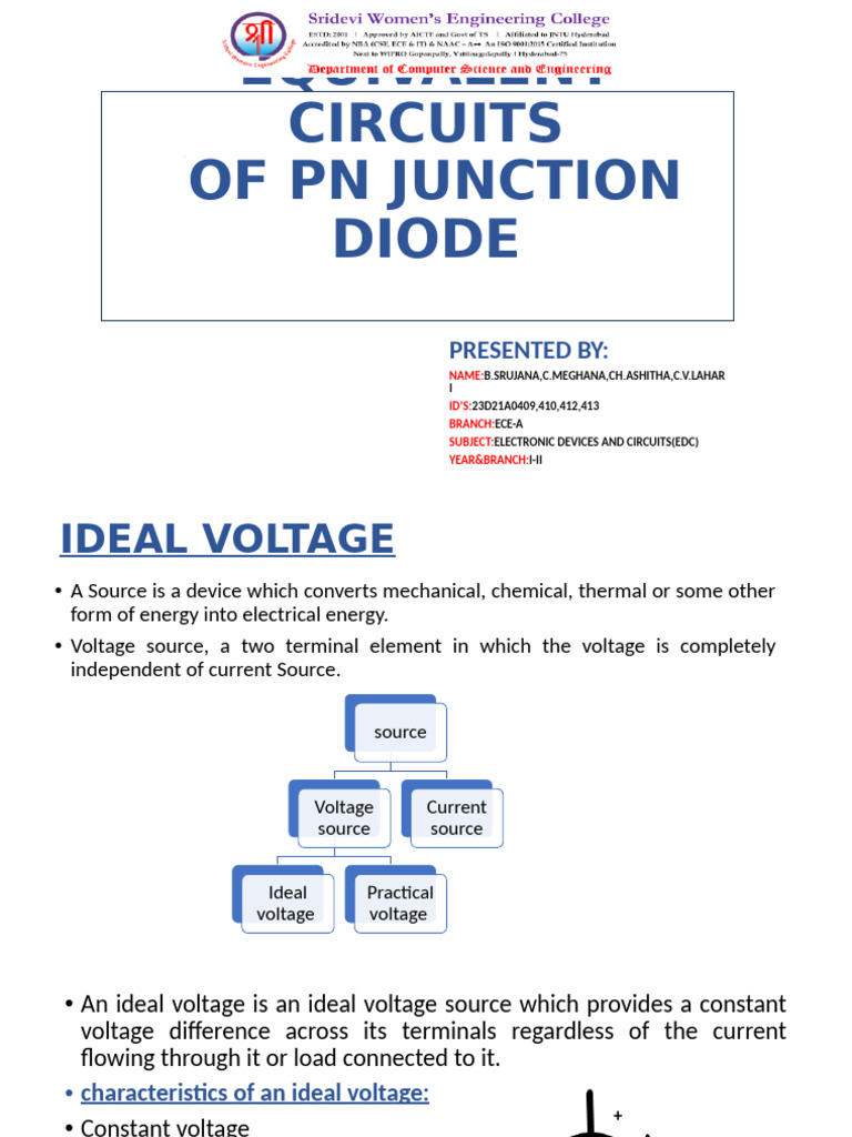 Equivalent Circuits | PDF | Diode | Electrical Network