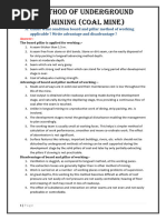 6 - Module 5 - Bord and Pillar Mining | PDF | Mining