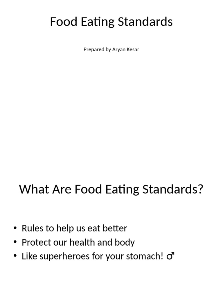 Enhanced_Food_Eating_Standards | PDF