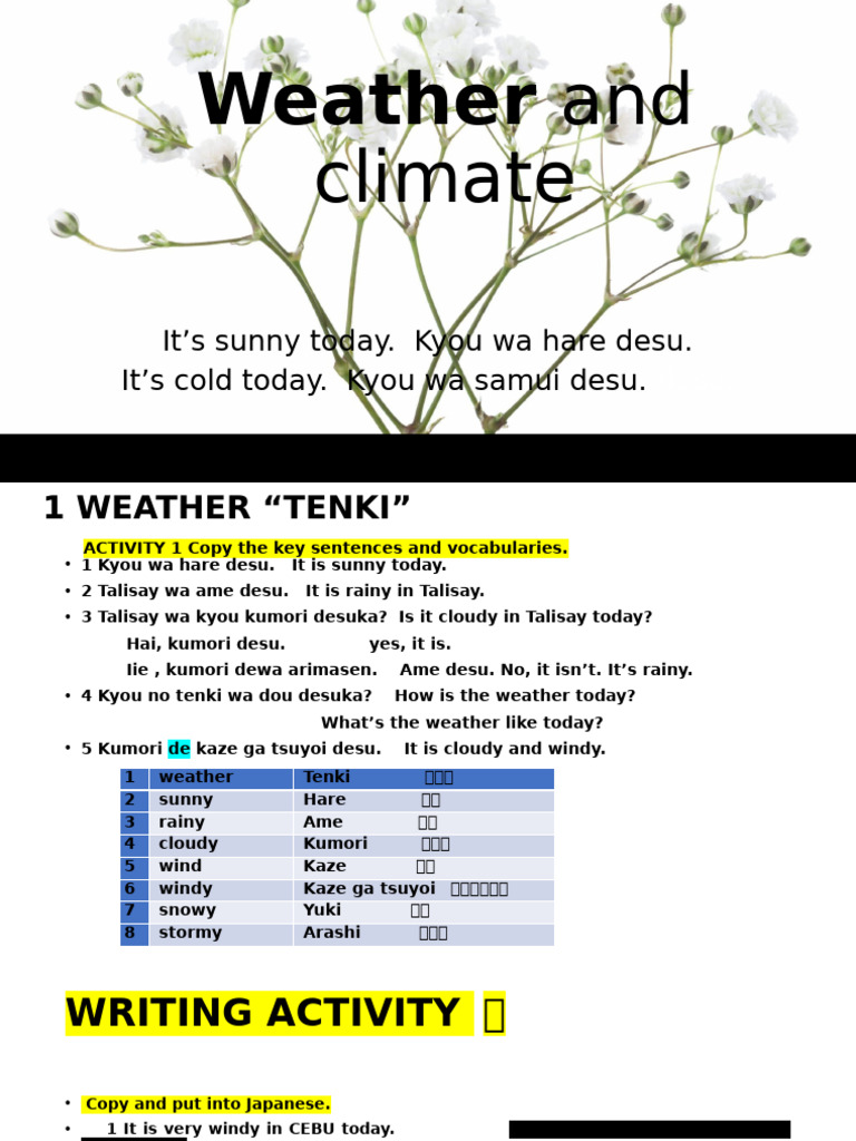 Week 6 Weather and Climate | PDF