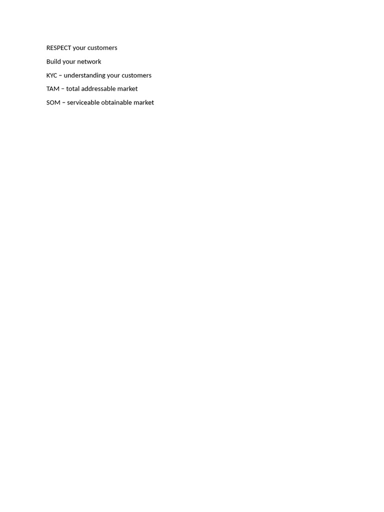RESPECT Your Customers | PDF