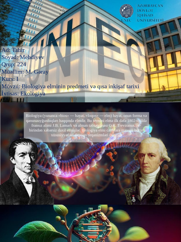 Anatomy and Physiology Major For College - Cell Biology - by Slidesgo | PDF