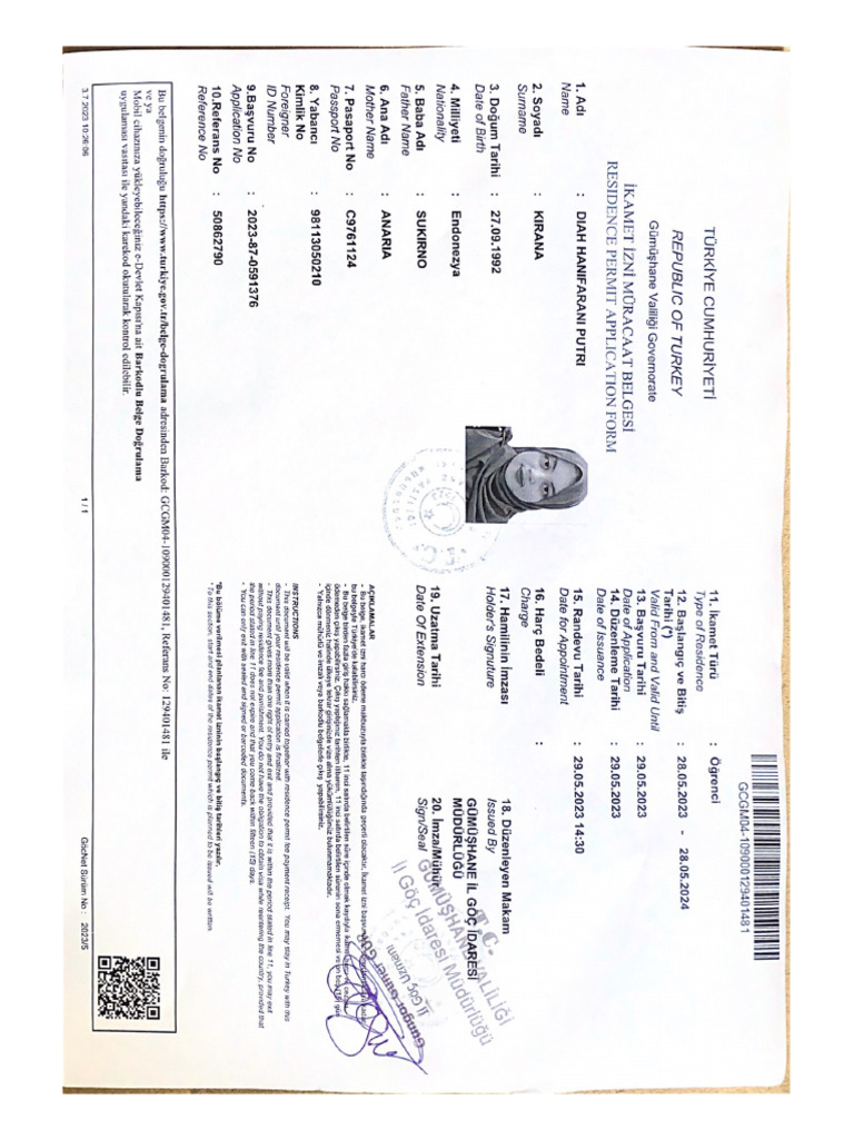 Rani Resident Permit | PDF