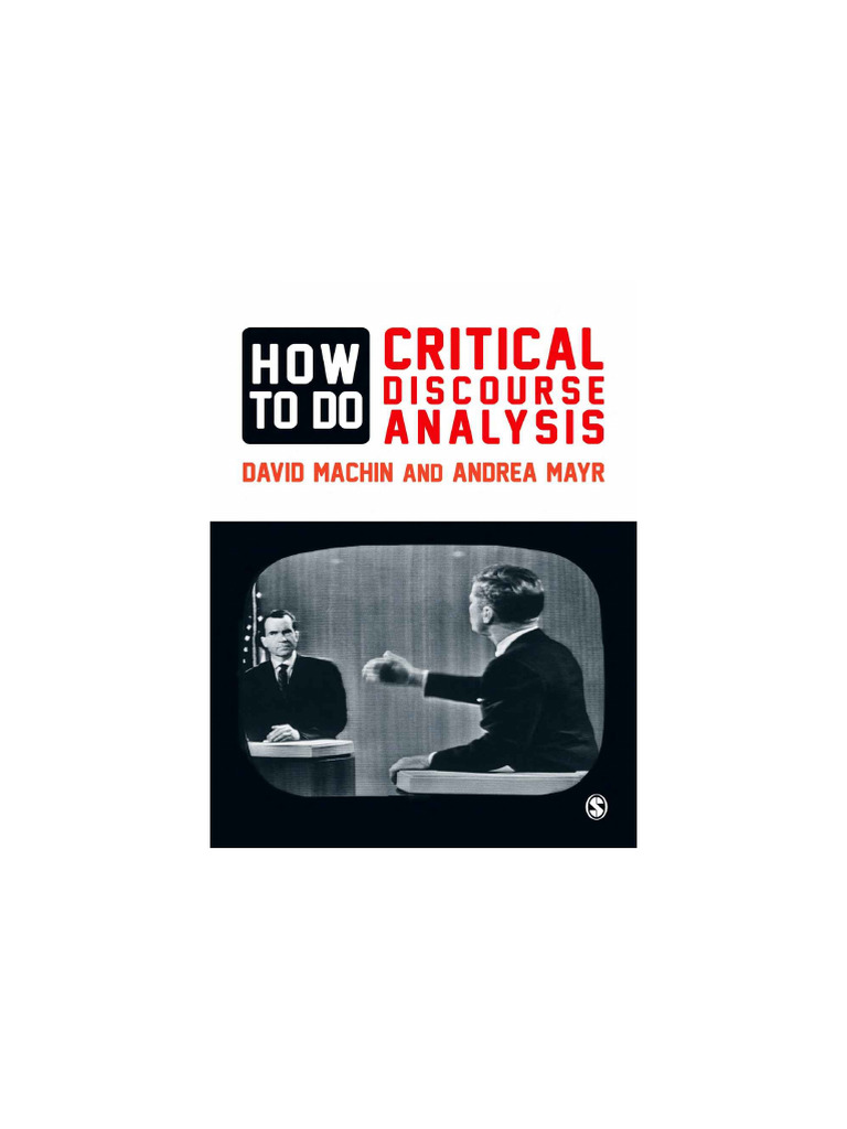 + David Machin Andrea Mayr How To Do Critical Discourse | PDF