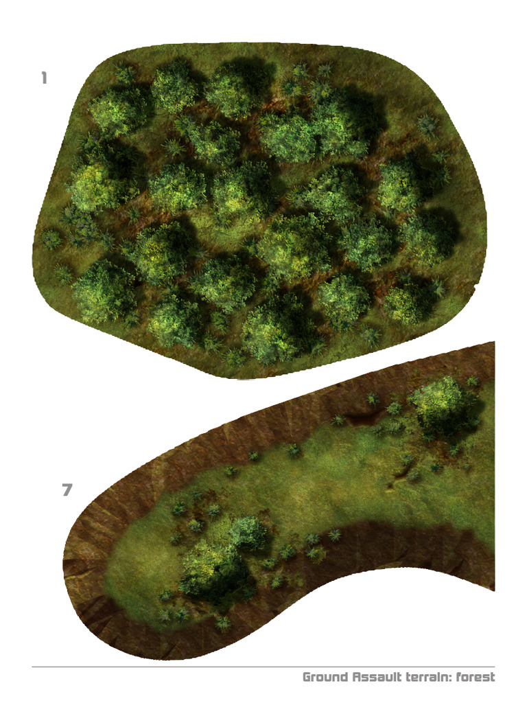 Ground Assault Terrain - Forest (A4) | PDF
