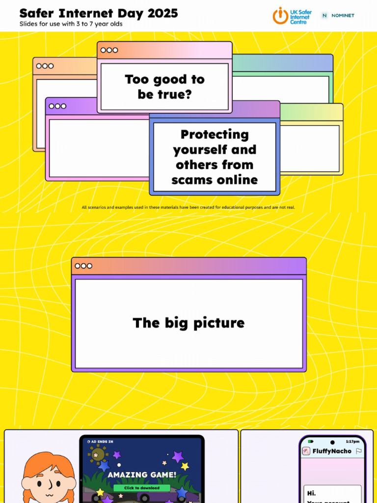 2 - Safer Internet Day 2025 Resources For 3-7s | PDF