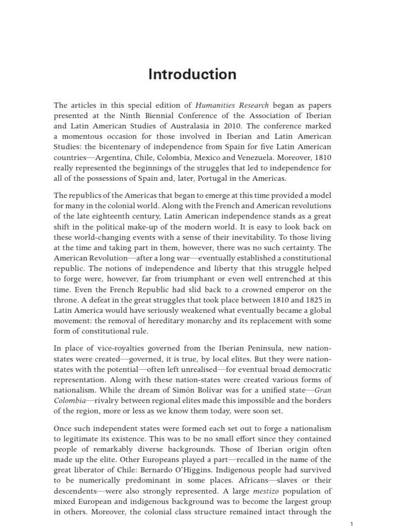 Emerson & Minns 2011b | PDF | Nationalism | Latin America