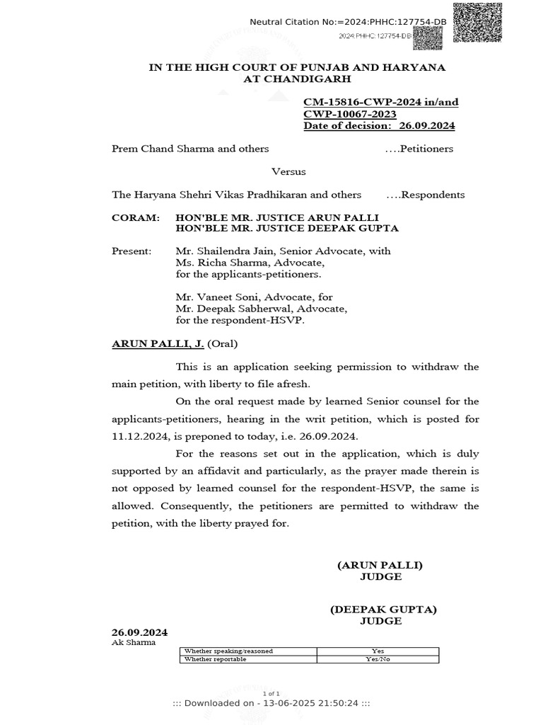 CWP 10067 2023 26 09 2024 Final Order | PDF