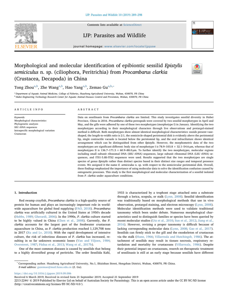 2.6.1.6 Gambar Epistylis | PDF | Polymerase Chain Reaction | Biology